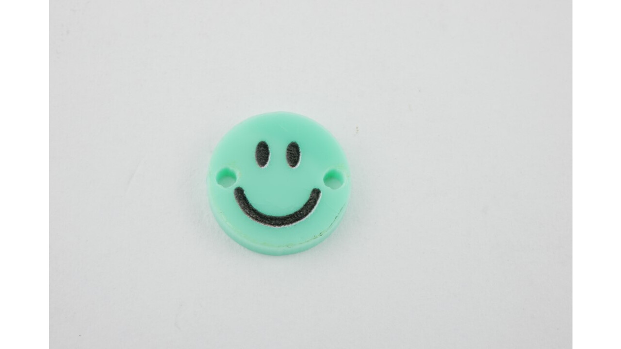 Verbinder Smiley Mint - CHRISOLLY, 0,49