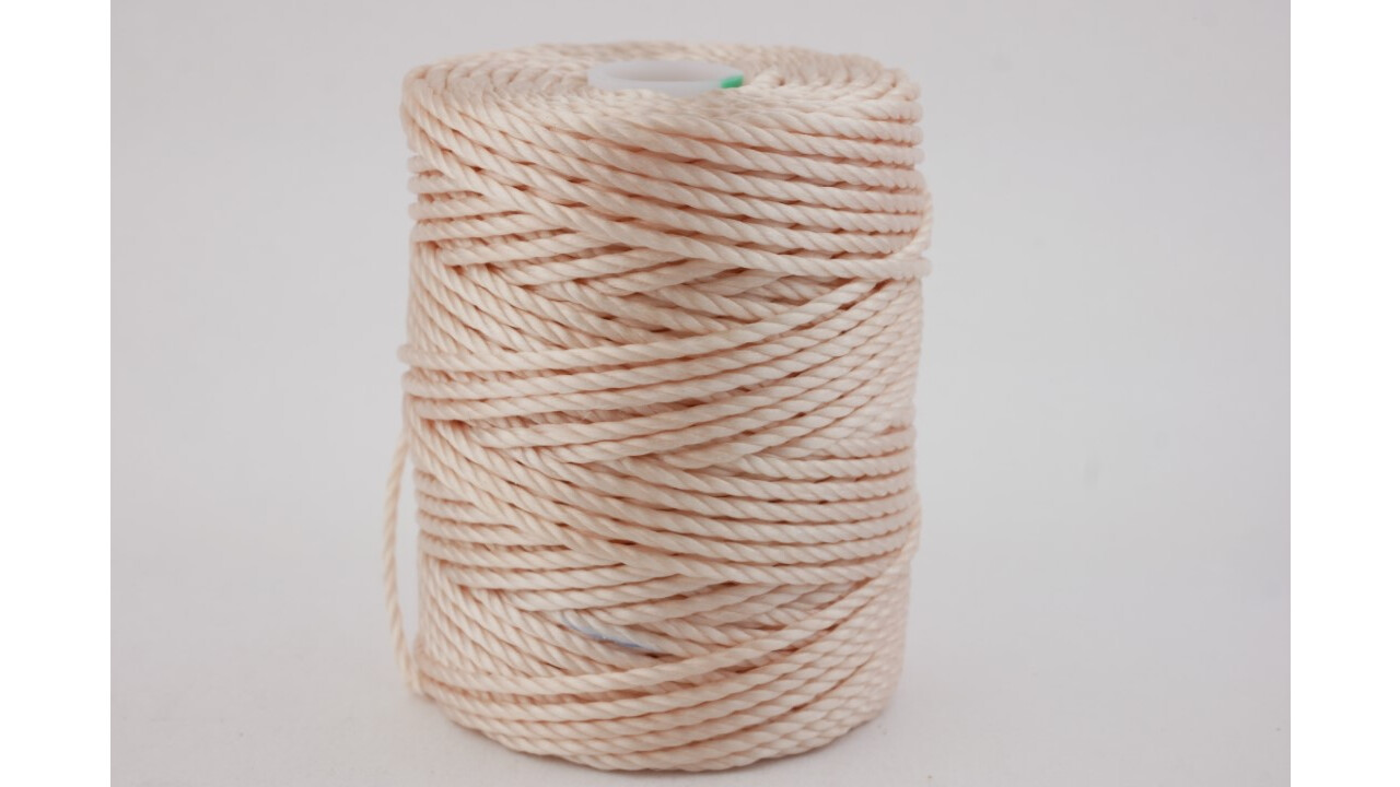 C-Lon Tex 400 Bead Cord 0,9mm Sea Shell 35m Rolle - CHRISOLLY, 6,99