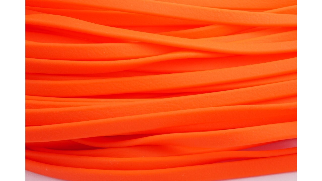 B0503 Biothane LACE Neon Orange 5 mm - CHRISOLLY, 3,29