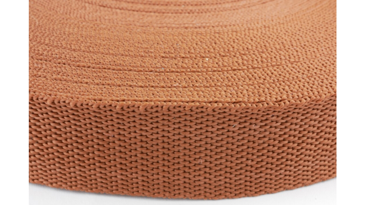 Gurtband 25mm Braun - CHRISOLLY, 0,69