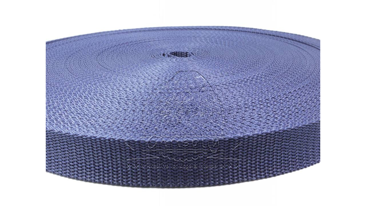 Gurtband 15mm Dunkelblau - CHRISOLLY, 0,59