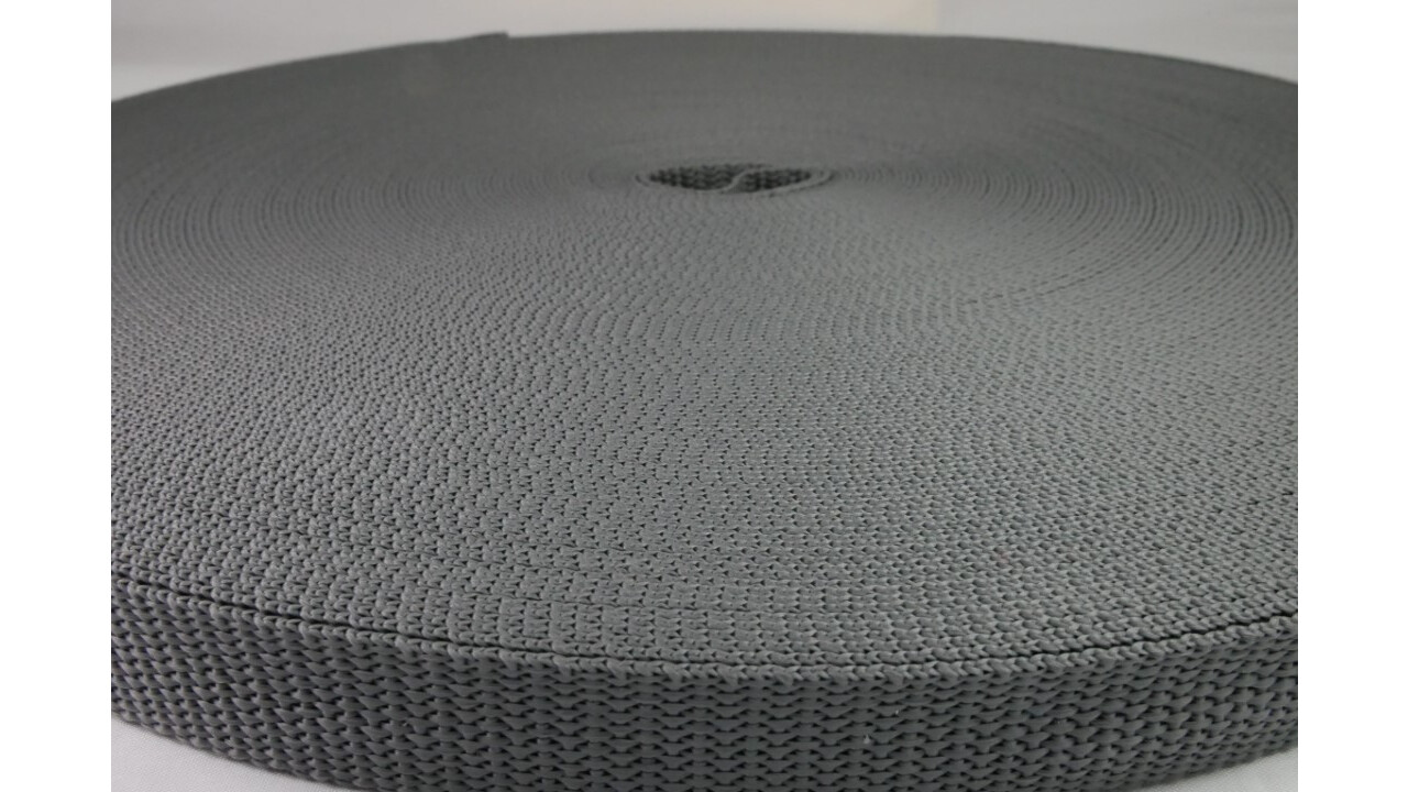 Gurtband 15mm Anthrazit - CHRISOLLY, 0,59