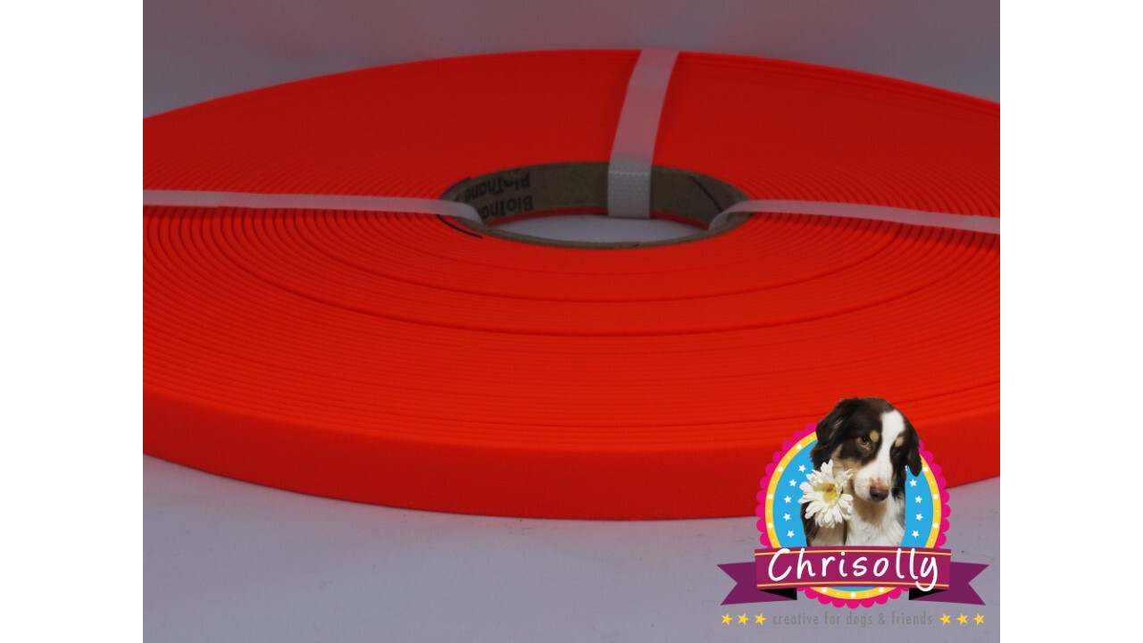 BSH1903 Biothane Super Heavy Neon Orange 19 mm OR522 - CHRISOLLY, 4,49