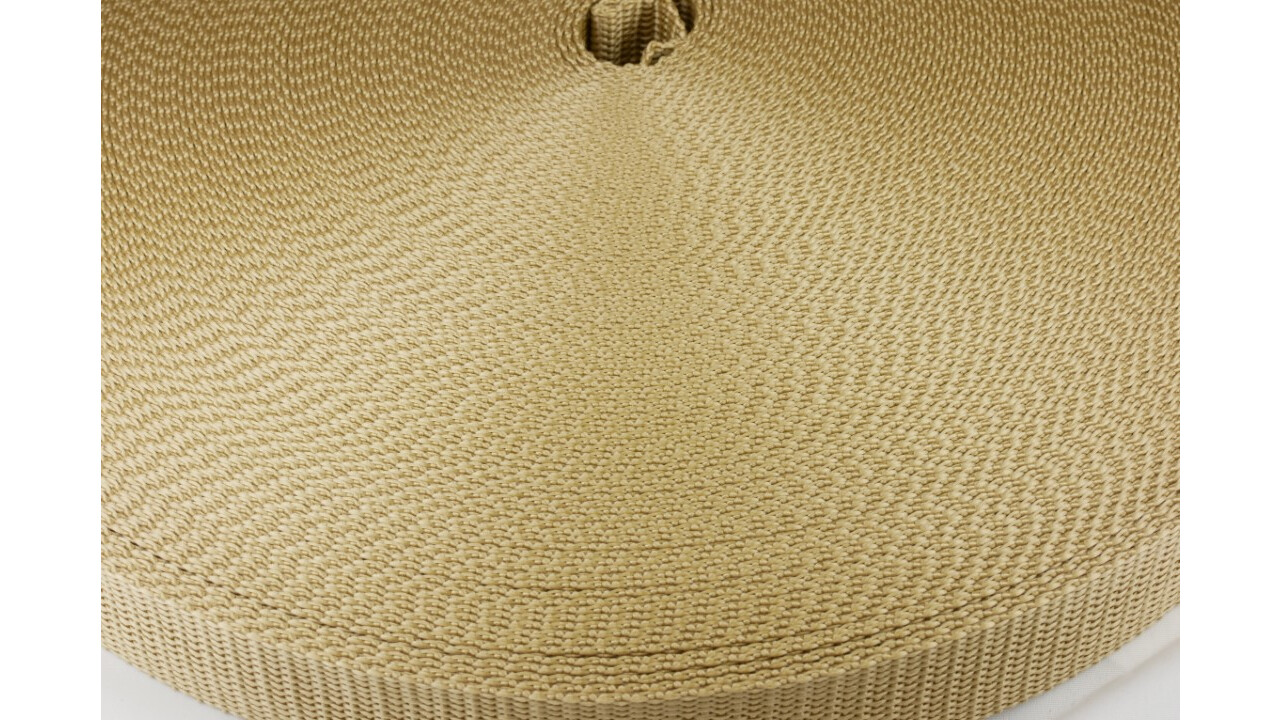 Gurtband 20mm Sandgold - CHRISOLLY, 0,64